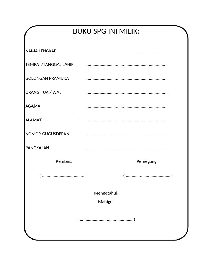SPG PENGGALANG | PDF