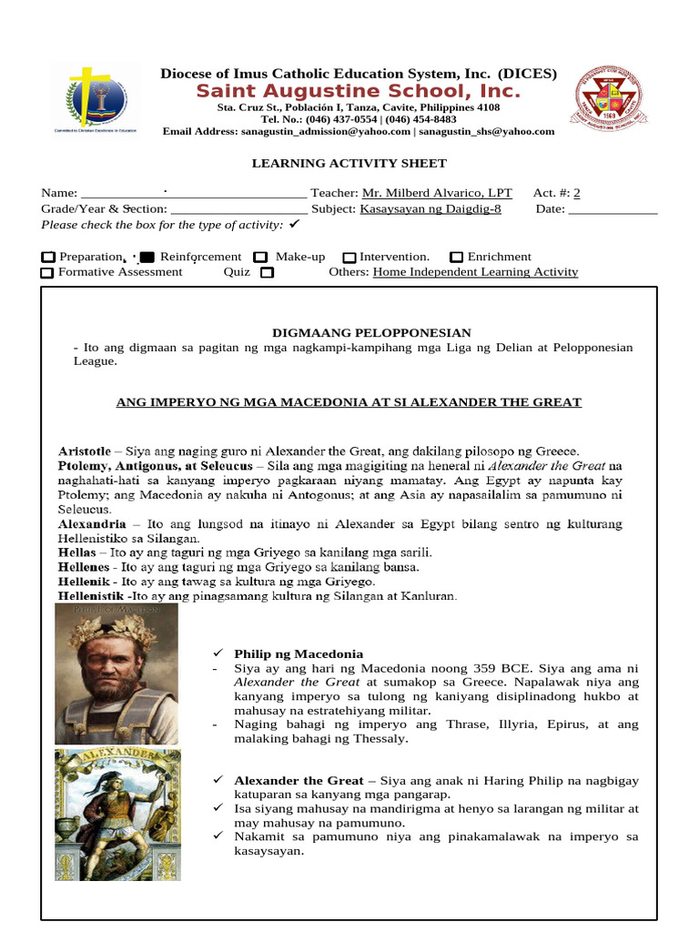 G8-LAS-2-2nd-Qtr-SY24-25 (1) | PDF