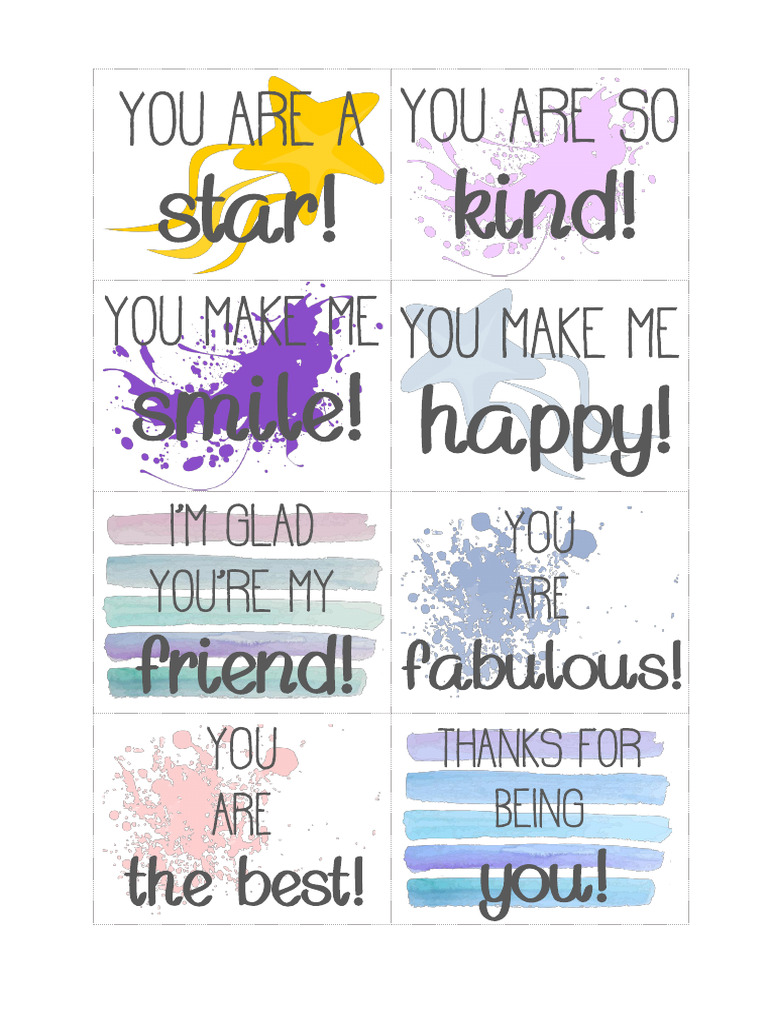 Positive-Affirmations-cards | PDF