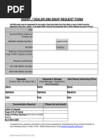 New SIM Reg SIM Swap Form With Consent Version 5 | PDF