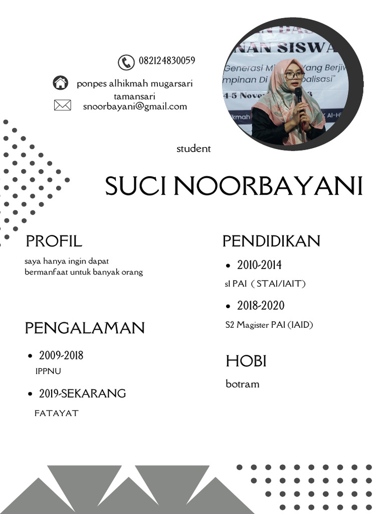 CV Suci | PDF