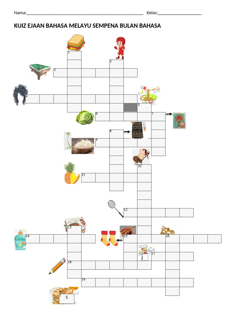 Kuiz Ejaan Bahasa Melayu | PDF