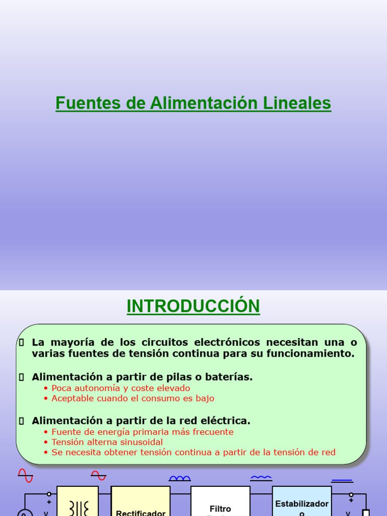 Fuentes Alimentacion Lineales | PDF