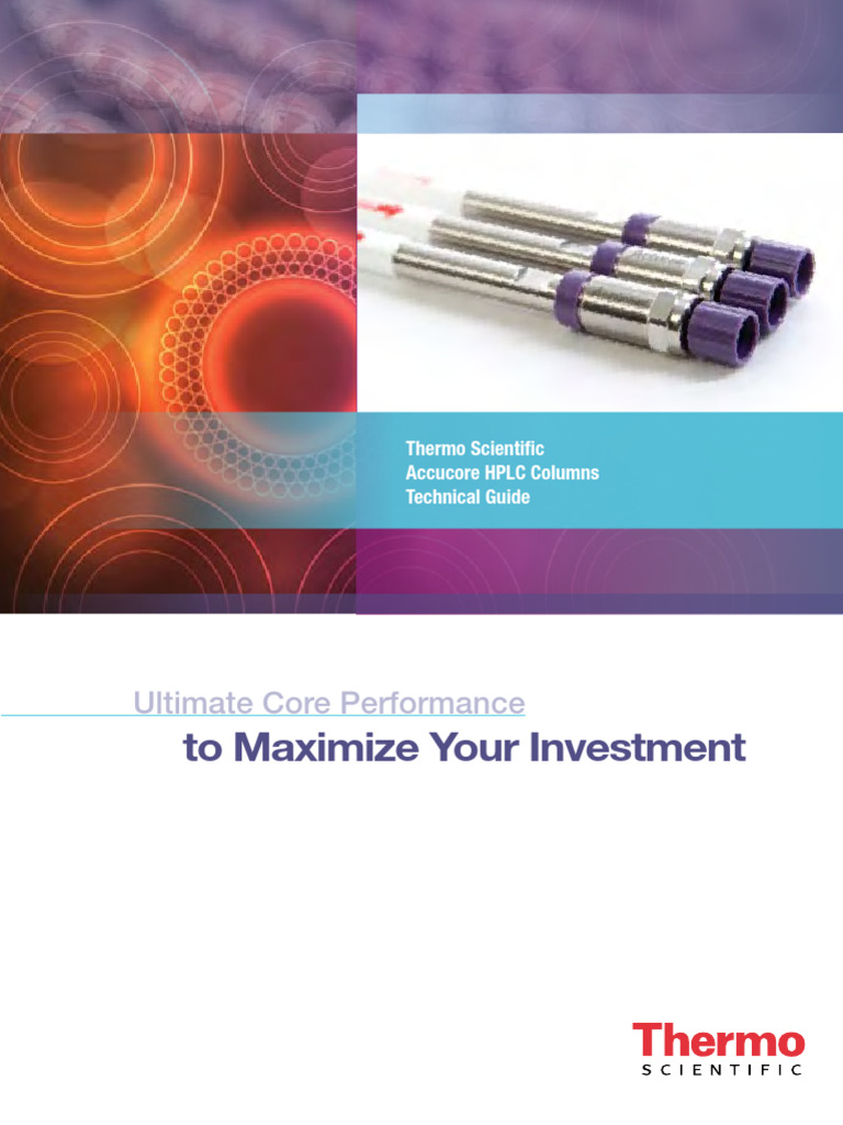 Thermo Accucore Guide | PDF | High Performance Liquid Chromatography ...