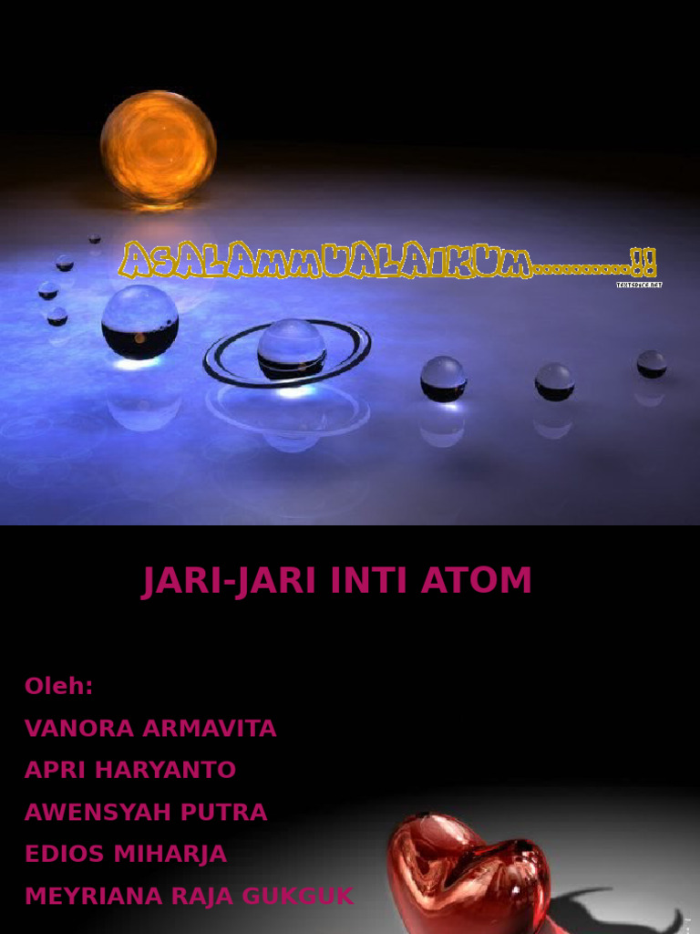 Fisika Modern JARI-JARI INTI ATOM | PDF