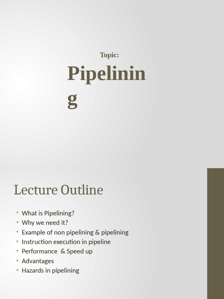 Cao Pipelining | PDF
