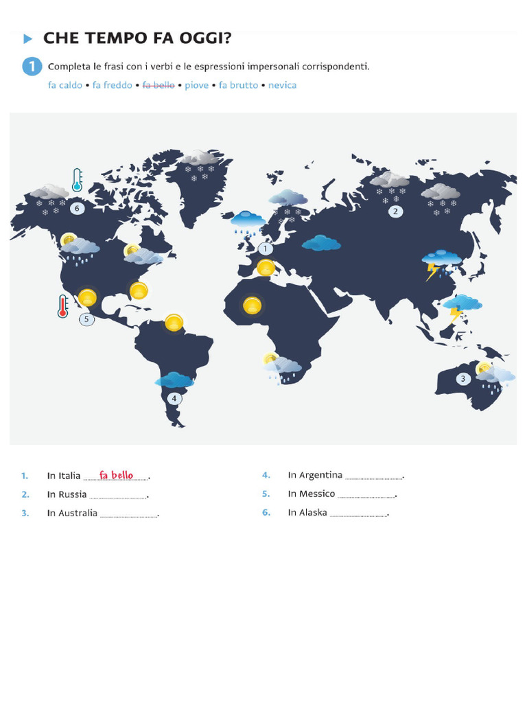 che tempo fa_ scheda | PDF