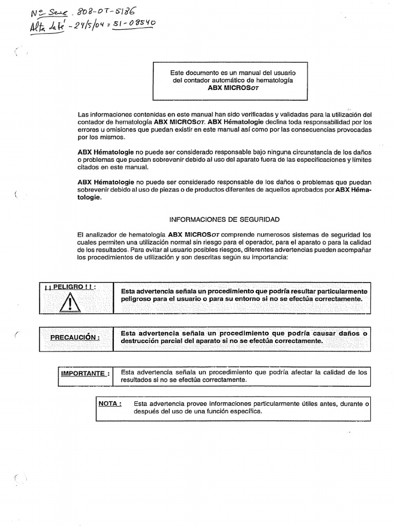 Analizador Encimo Inmunoensayo Micros 60 | PDF