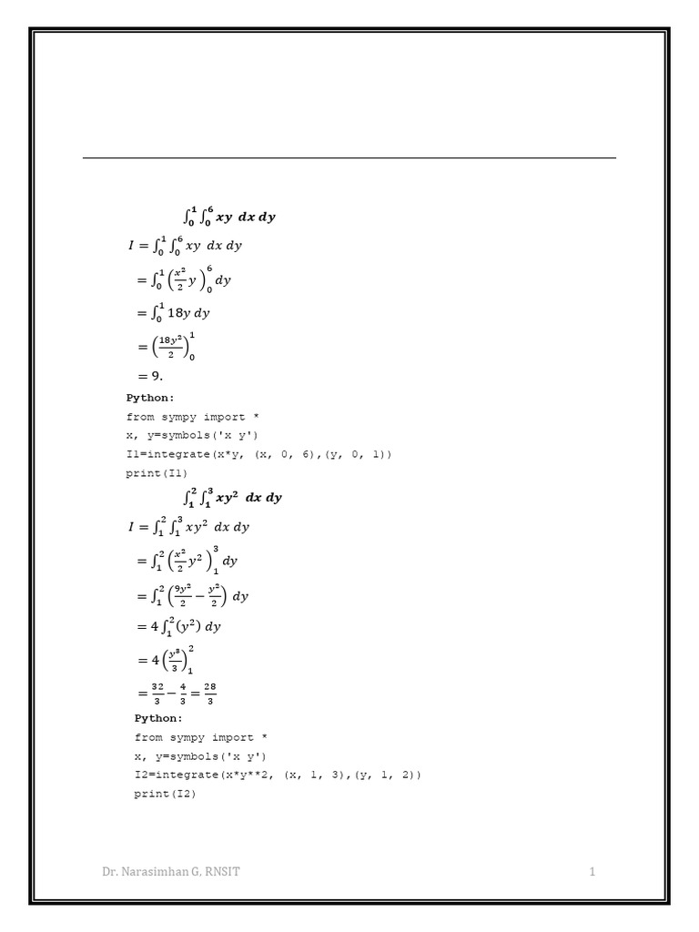Bmats201 - Module 1 | PDF