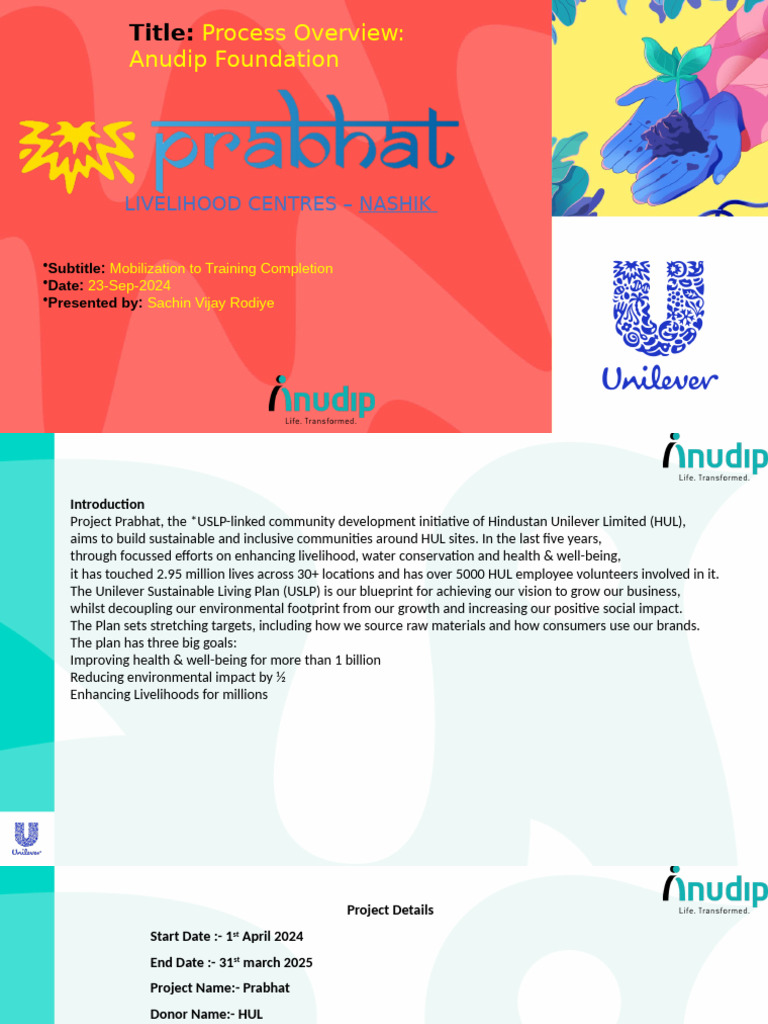 Process Followed by Anudip Foundation. | PDF