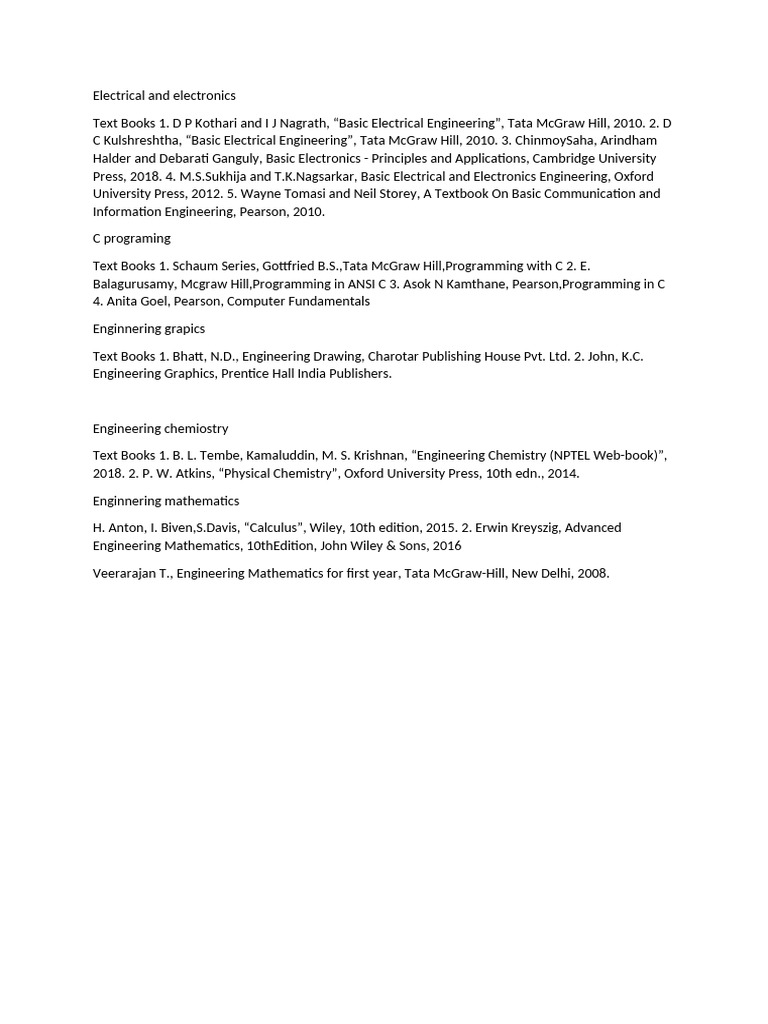 first year ref book | PDF