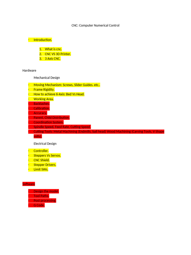 Cnc | PDF