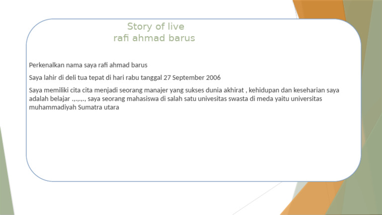 Story of Live | PDF
