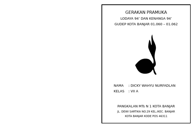 Sampul Pramuka | PDF