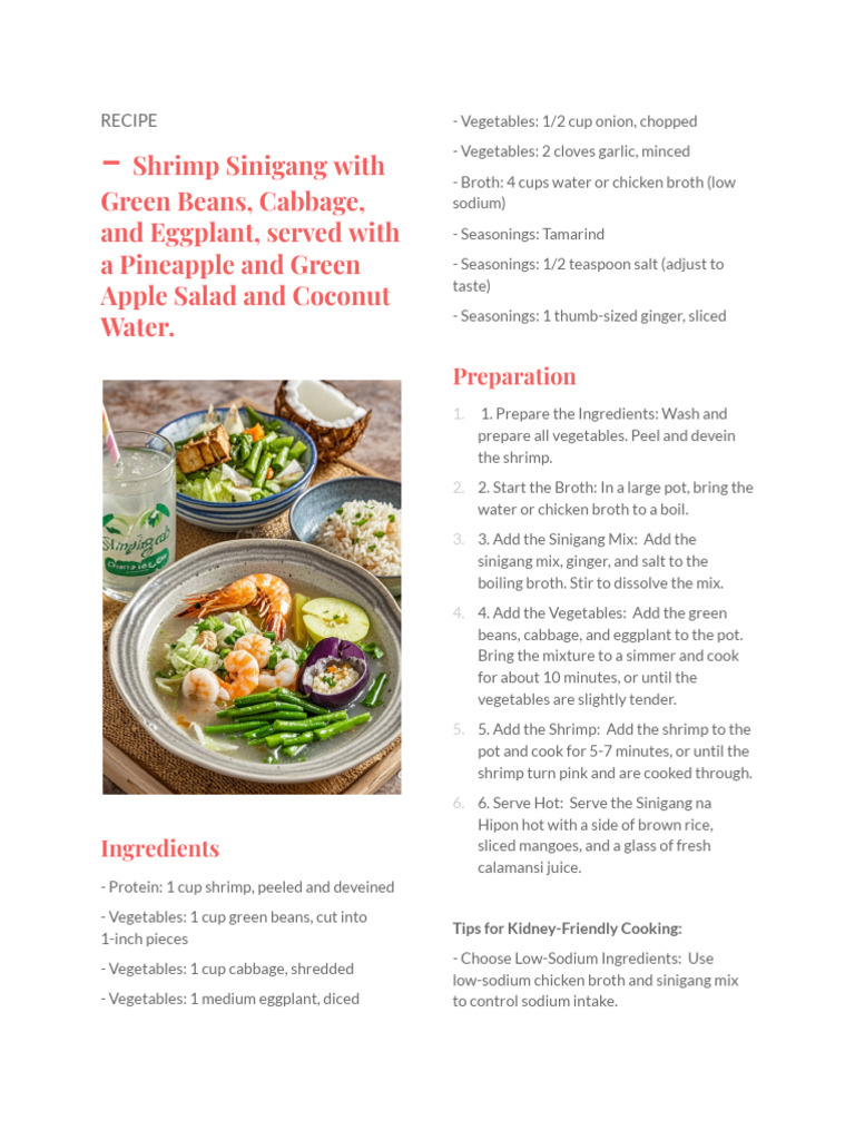 Recipe | PDF