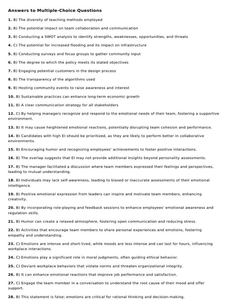 Unit 3 mcq_Multiple-Choice_Answers | PDF