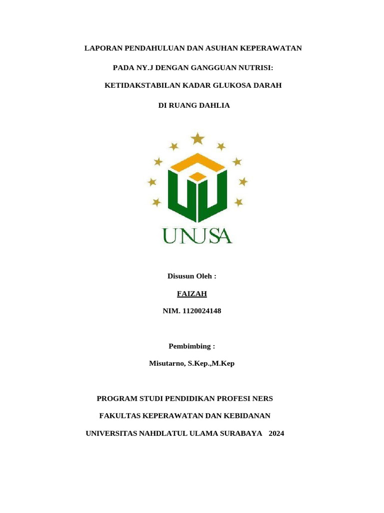 LP Nutrisi KDK Faizah | PDF