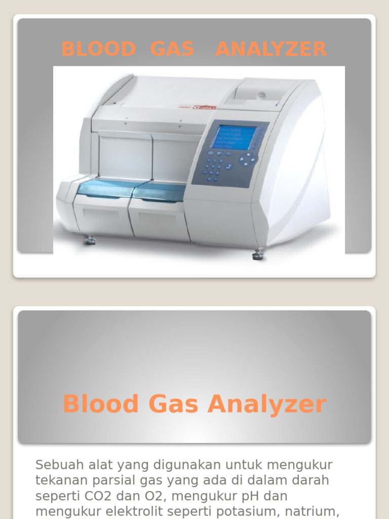 Powerpoint Blood Gas Analyzer | PDF