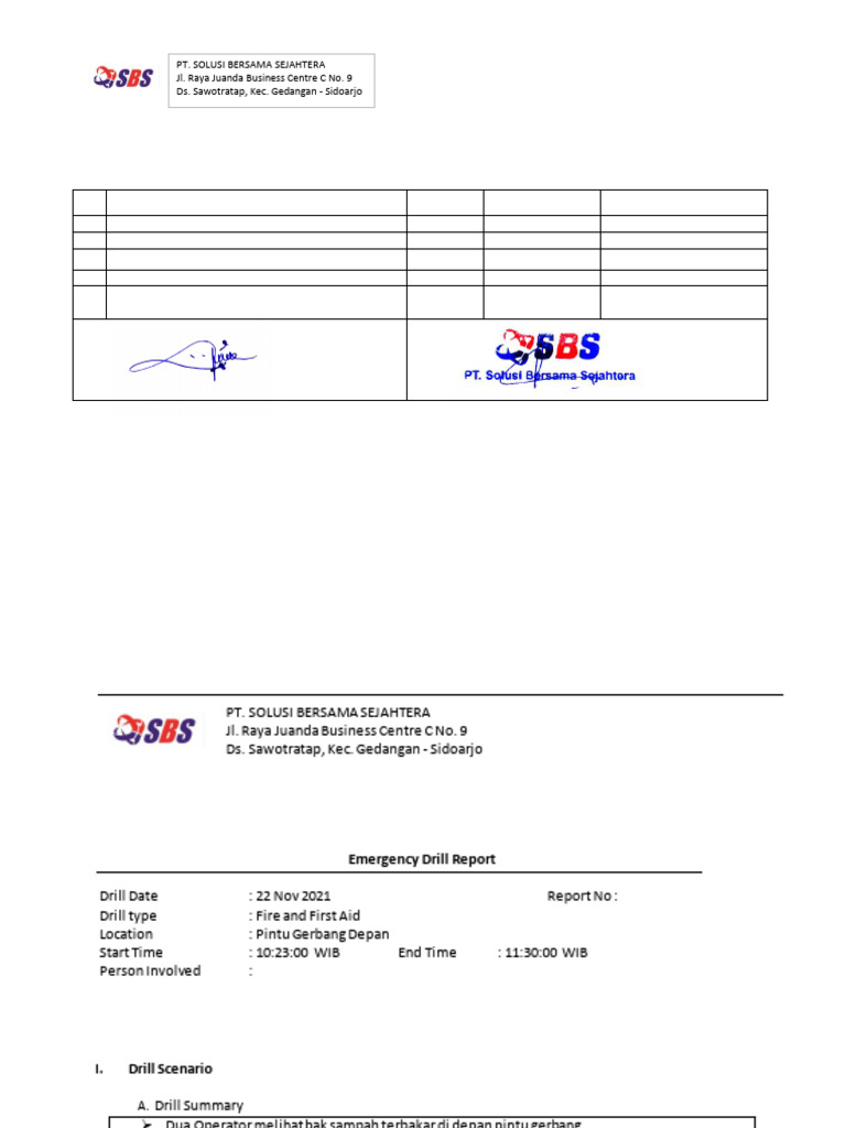 11 Jadwal - Pelatihan - K3 + DOKUMENTASI IPBR | PDF