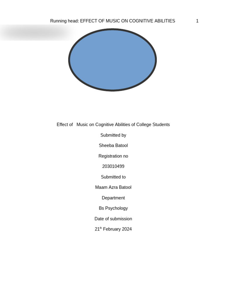 Sheeba Batool | PDF | Extraversion And Introversion | Cognition