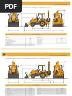 JCB 3DX Specifications Sheet | PDF | Loader (Equipment) | Transmission (Mechanics)