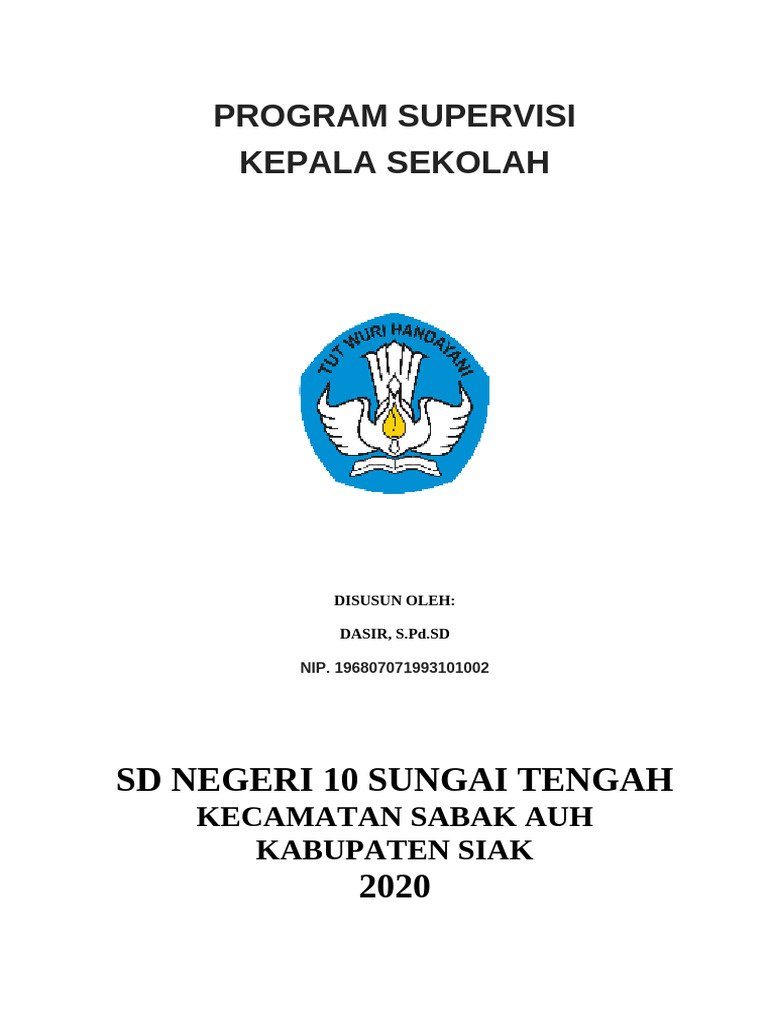 Program Supervisi SD 10 2020-2021 | PDF