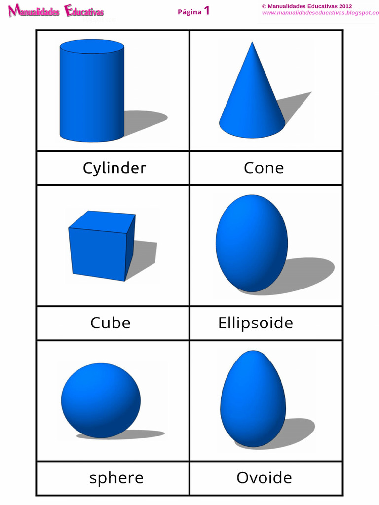 Montessori Geometric Solids Cards | PDF