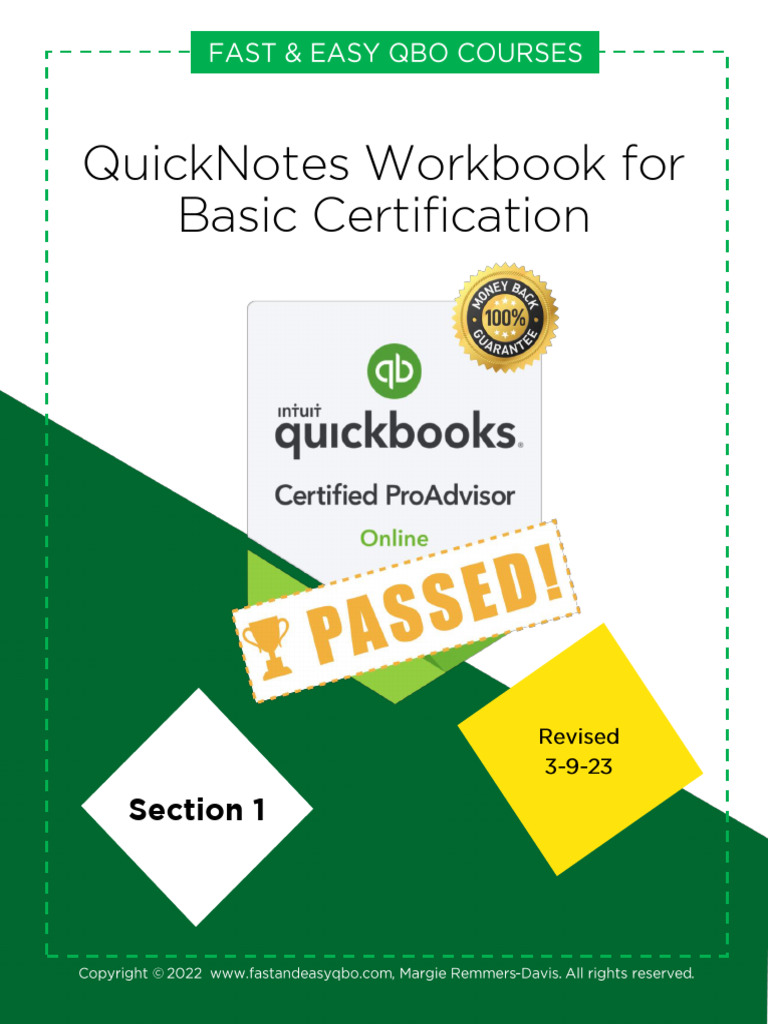 QuickBooks Notes | PDF
