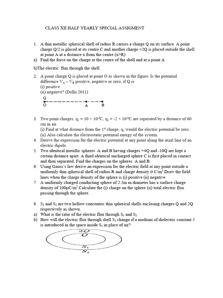 Xii Physics Assignment Hy Docx Pdf