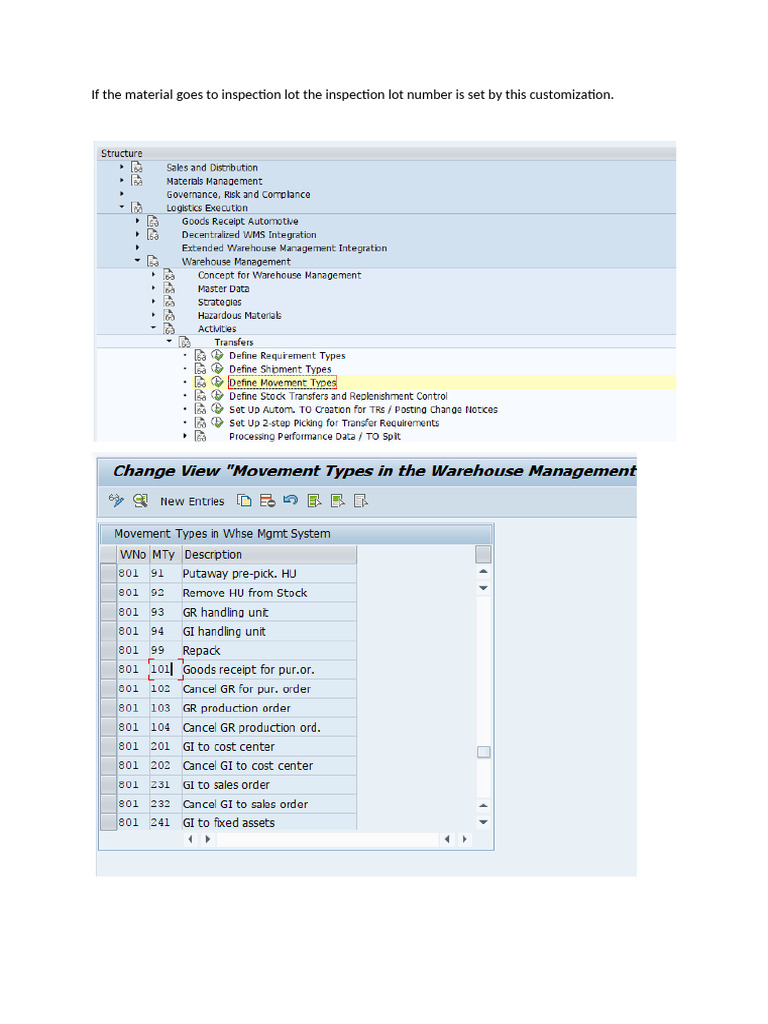 Inspection Lot Number Customization Sap Pdf
