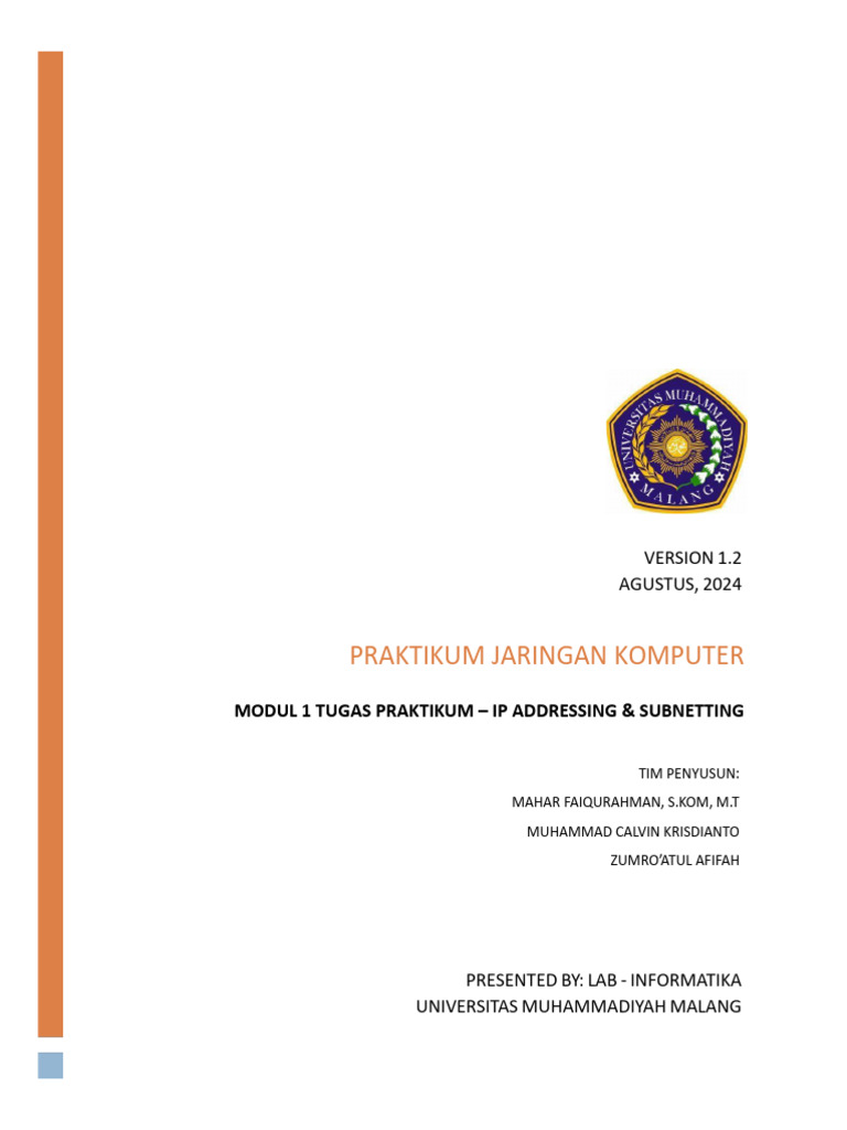 Modul 1 - Jarkom 2024 - Tugas Praktikum | PDF