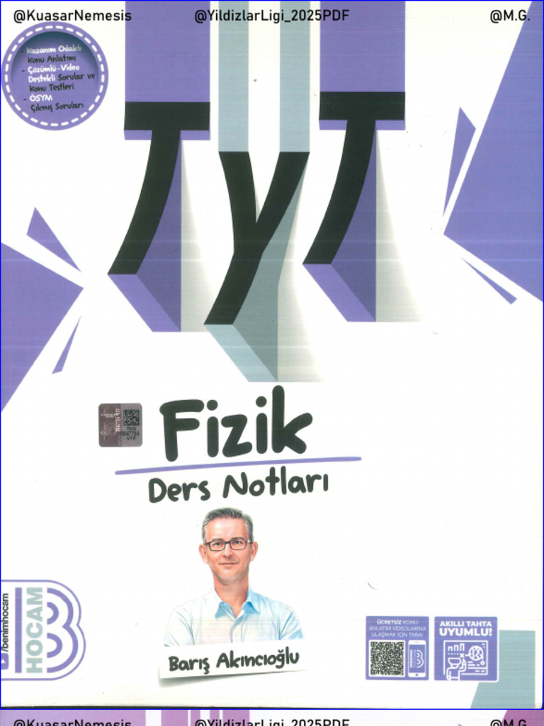 2025 Benim Hocam Yayınları TYT Fizik Ders Notları @KuasarPDFProject | PDF