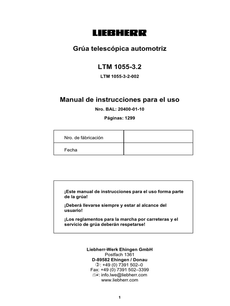 MANUAL LTM 1055 - Compressed | PDF