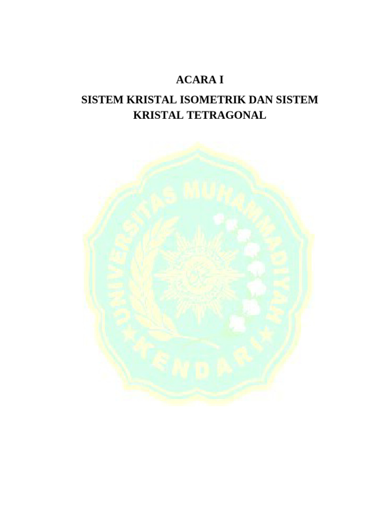 Sekat Laprak Mineralogi (Hvs Kuning) | PDF