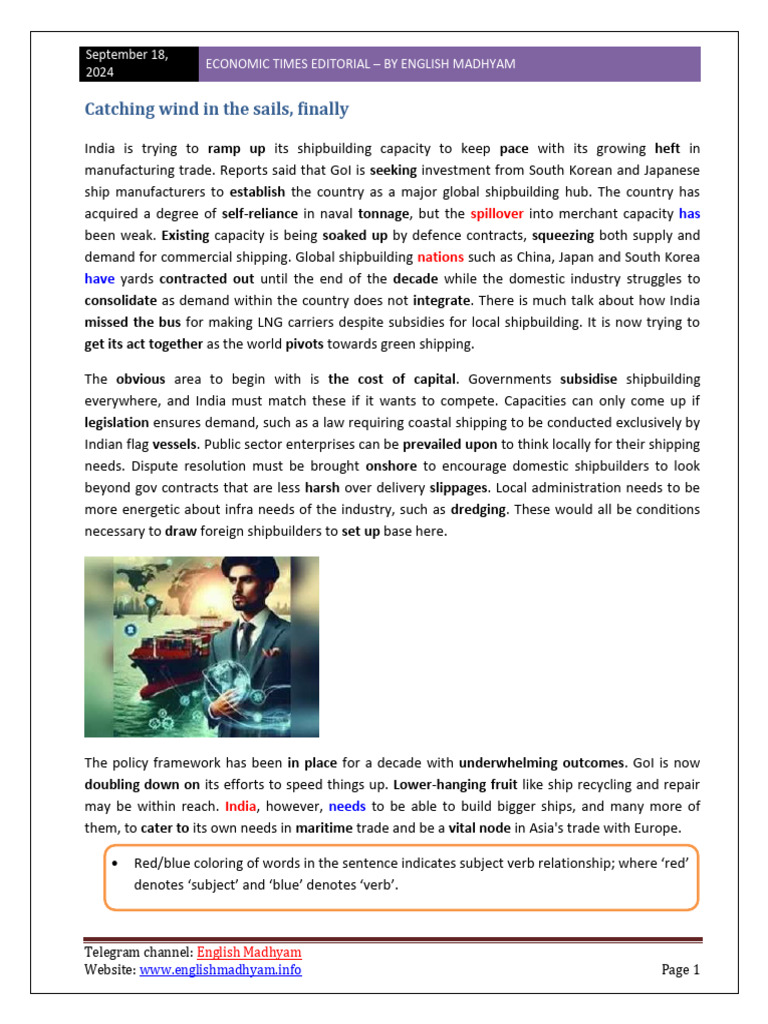 Catching Wind in The Sails, Finally | PDF