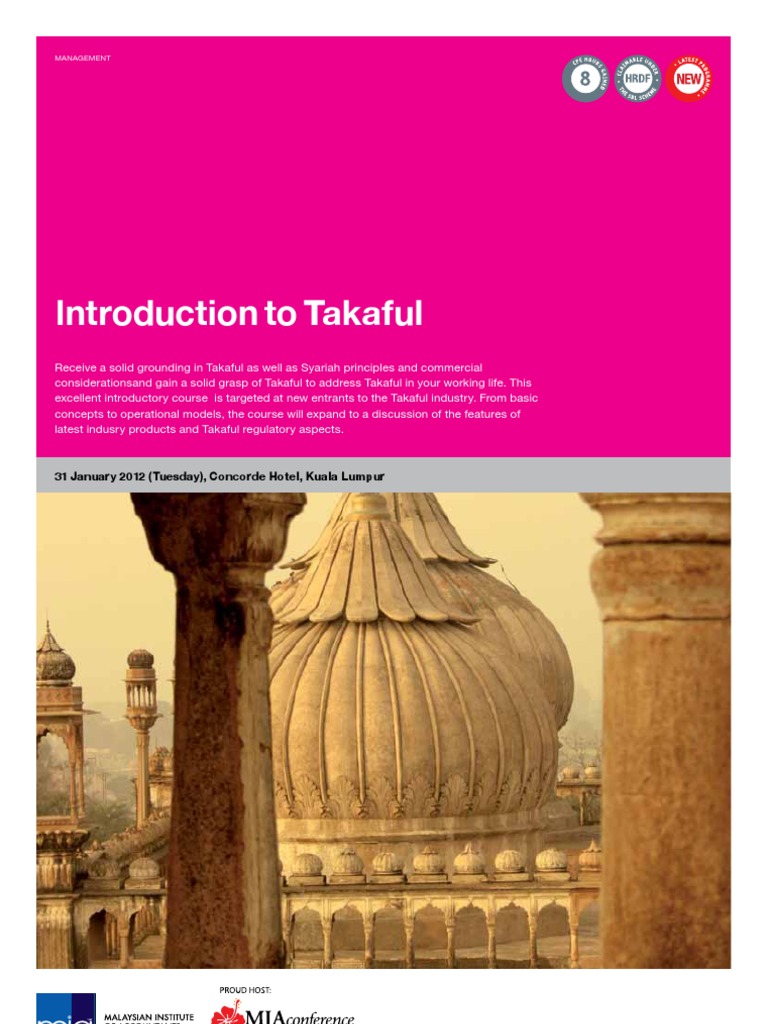 Introduction To Takaful - 2011 445 1 | PDF | Business