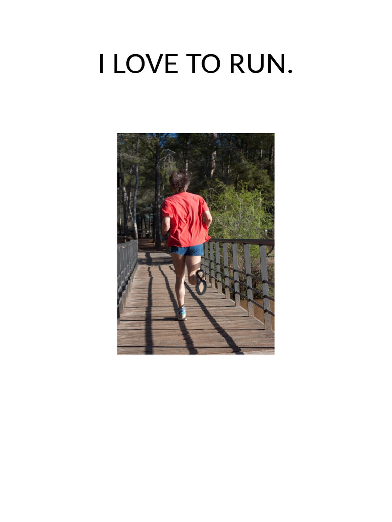 I LOVE TO RUN | PDF