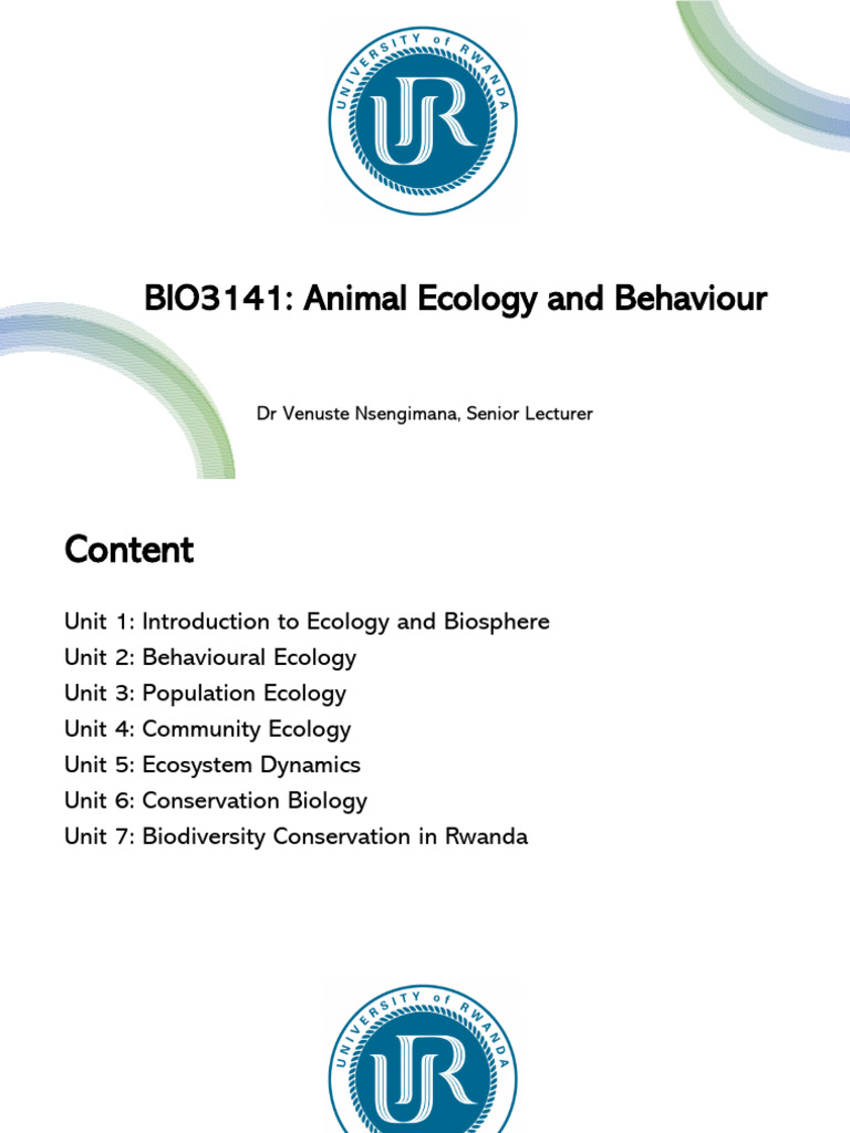 Unit 1 Introduction To Ecology and The Biosphere | PDF