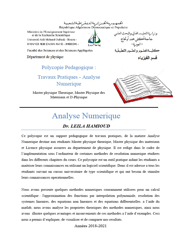 Polycopie Pedagogique PDF | PDF