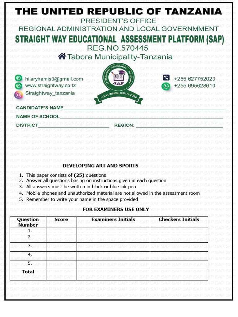 Sample Dsa Std2 October | PDF