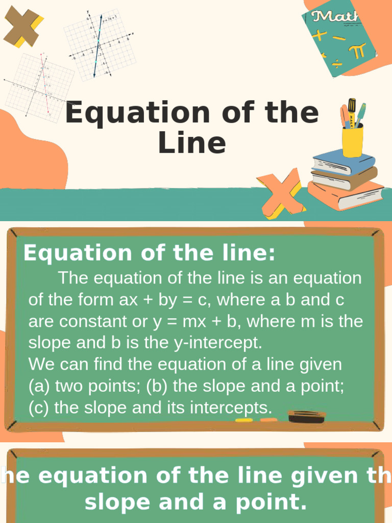 Equation of The Line | PDF