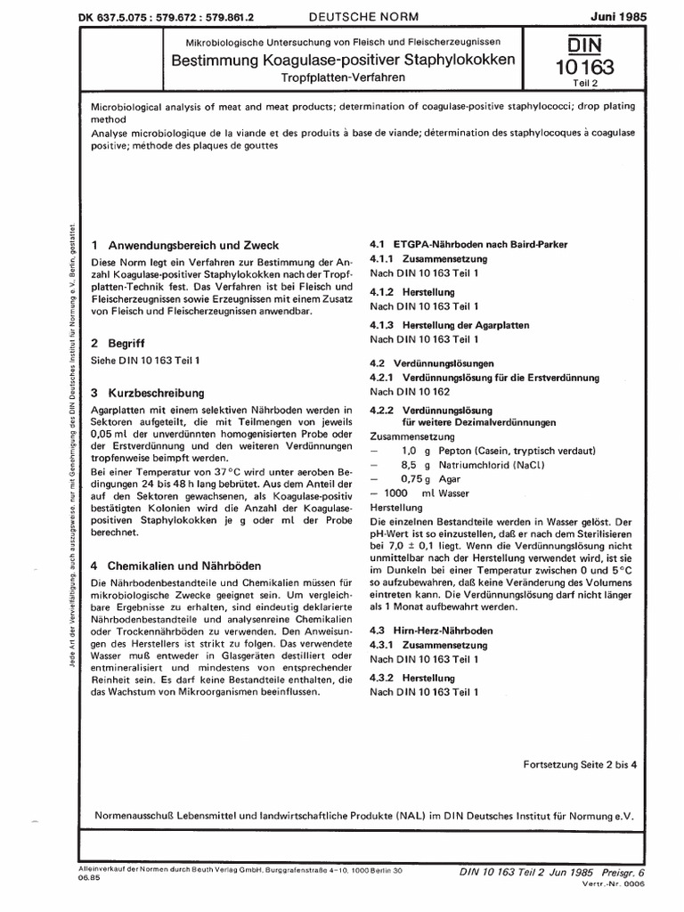 Din 10163-2 1985-06 | PDF