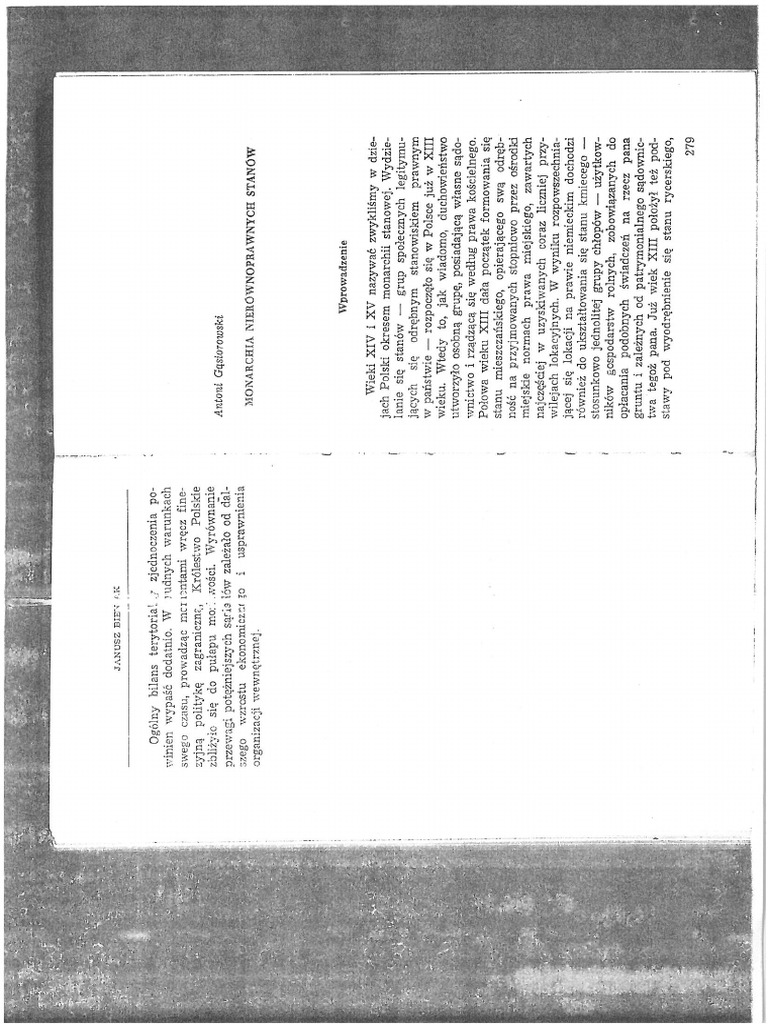 Gasiorowski-Monarchia Stanowa | PDF