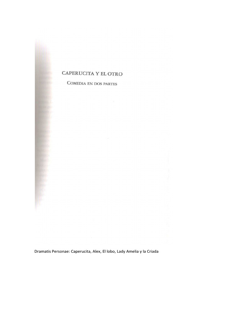 Caperucita y el otro | PDF