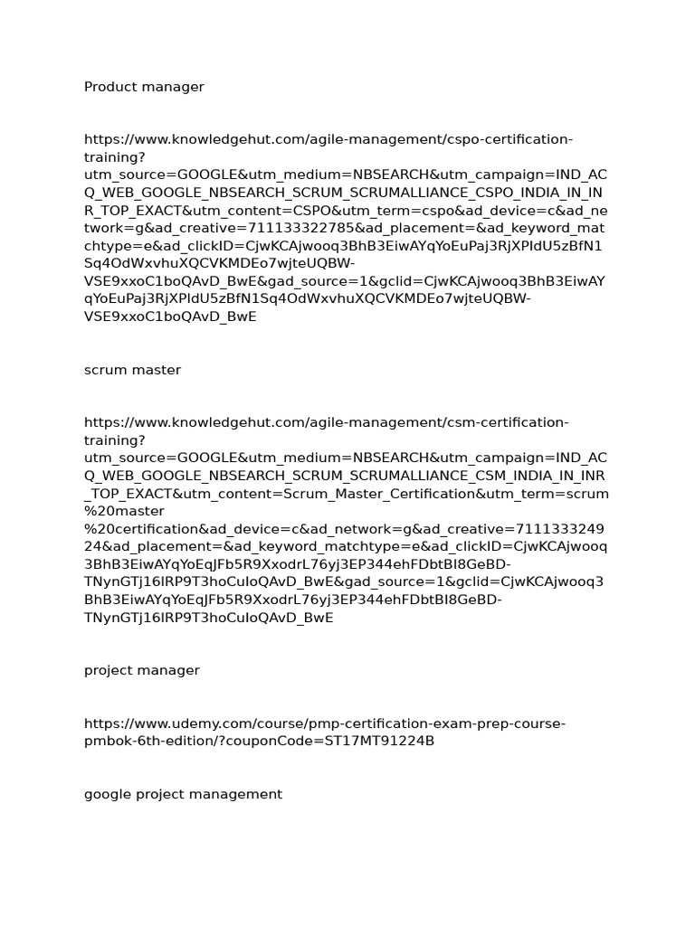 Product Manager | PDF