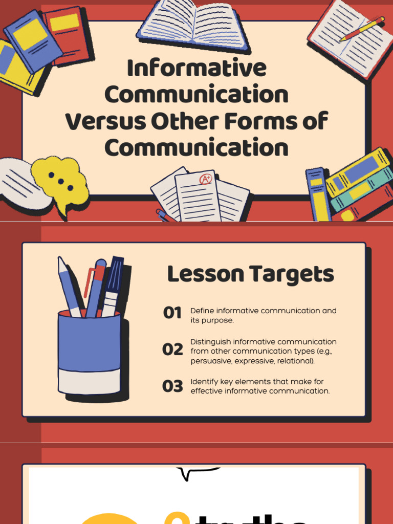 Reporter 2 - Informative Communication Versus Other Forms of ...