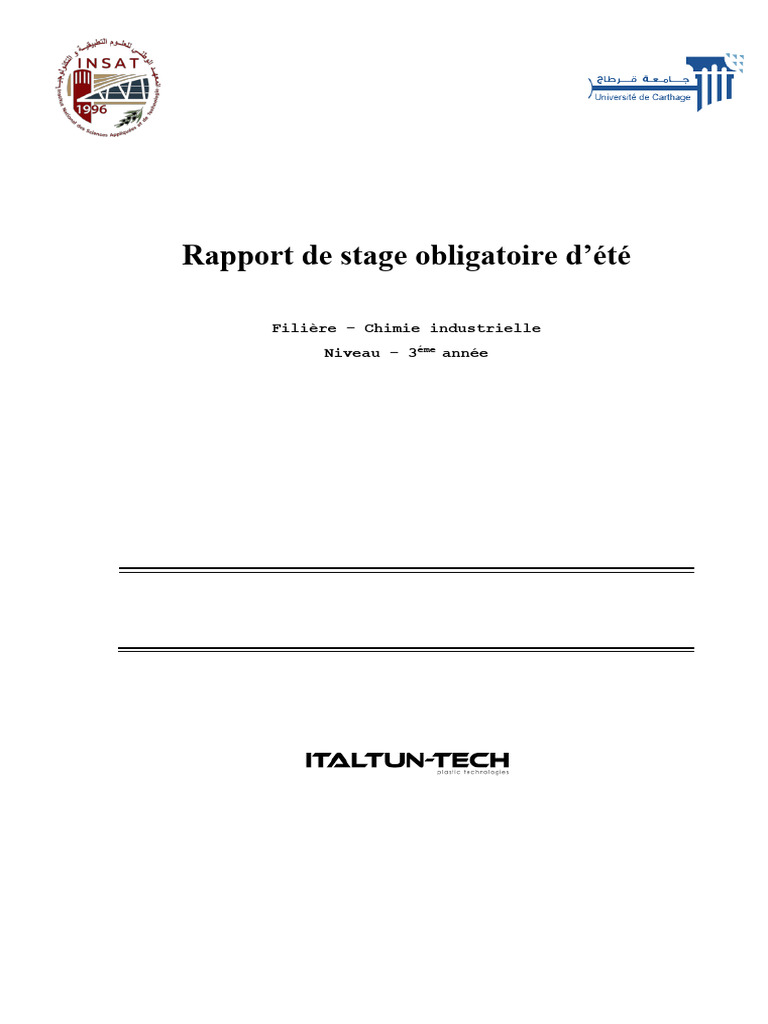 Rapport de Stage Nour | PDF