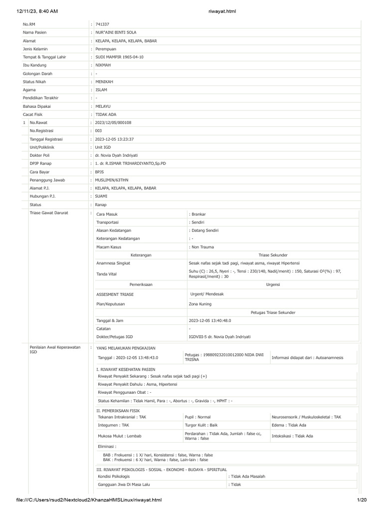 CPPT Ny NURAINI | PDF
