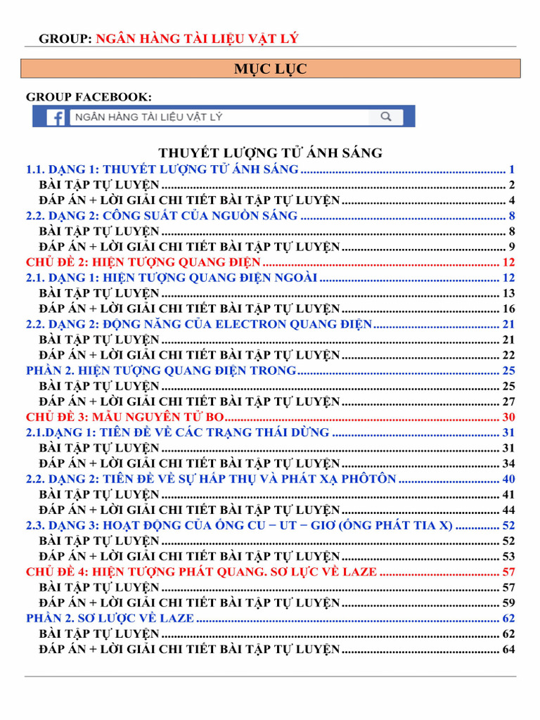 Thuyet Luong Tu Anh Sang | PDF