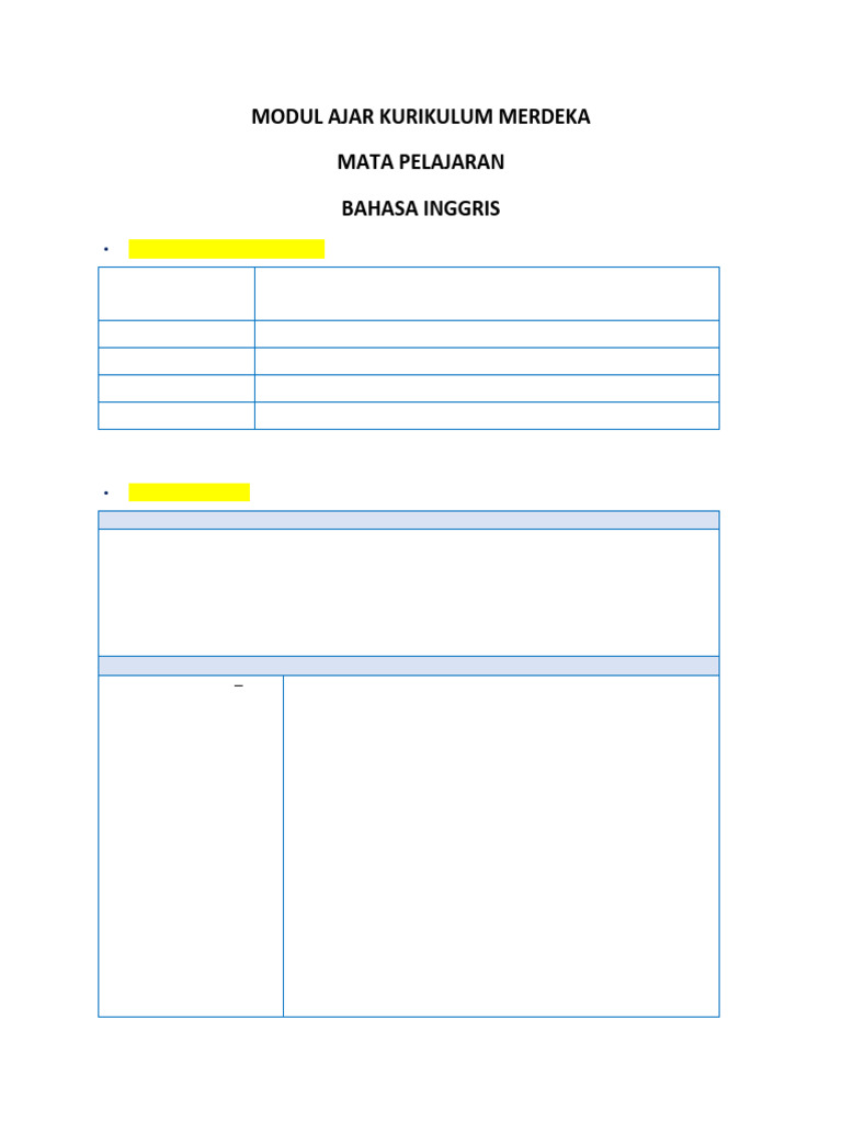 Modul Ajar Bu Umi | PDF